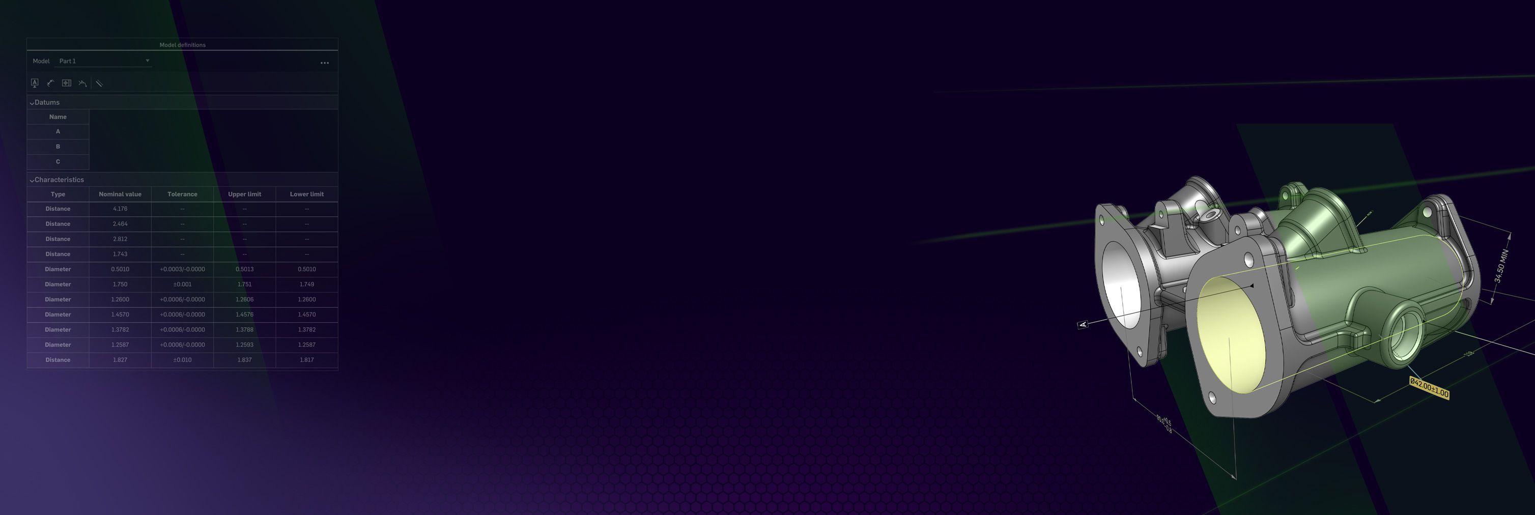 Model-Based Definition (MBD) in 3D CAD Software