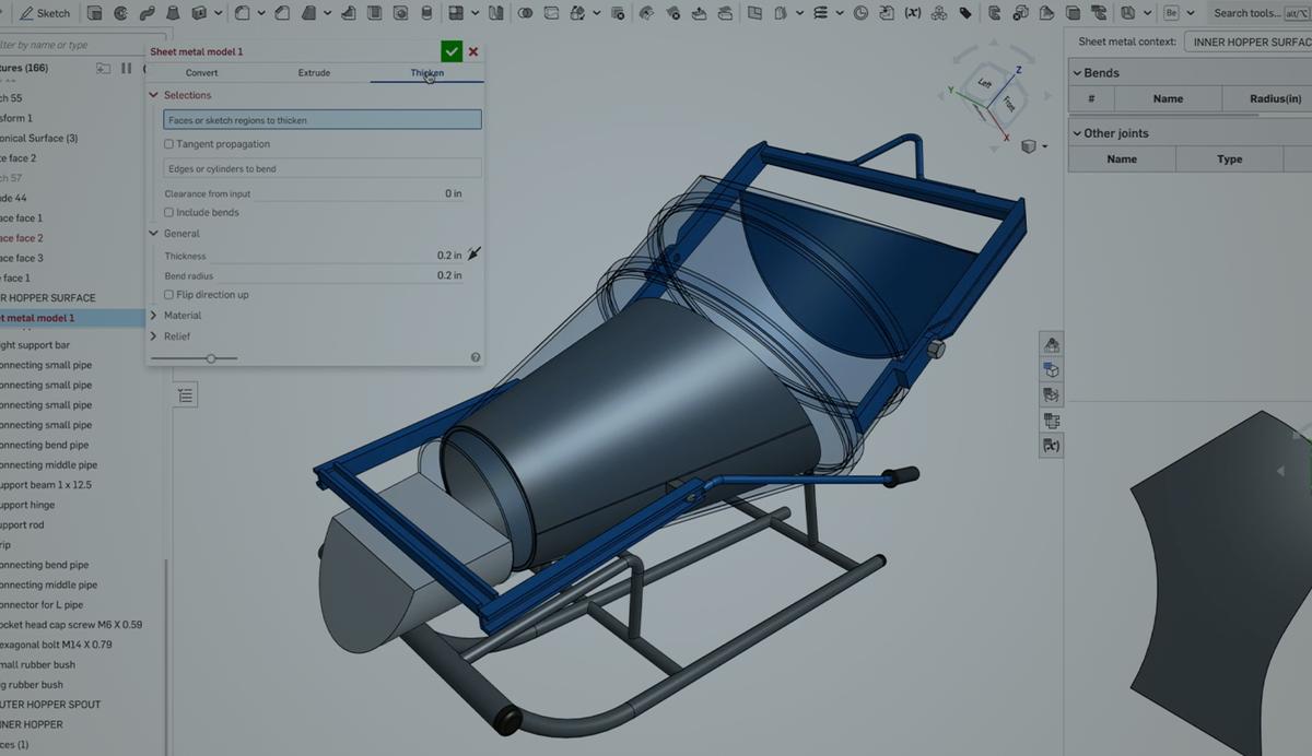 What’s New: Width Mate, Sheet Metal Cone, Drawings Improvements