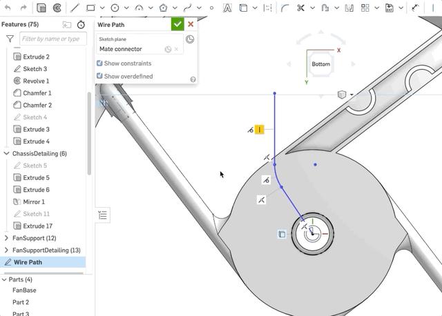 Tech Tip: Sketching with Onshape Mate Connectors