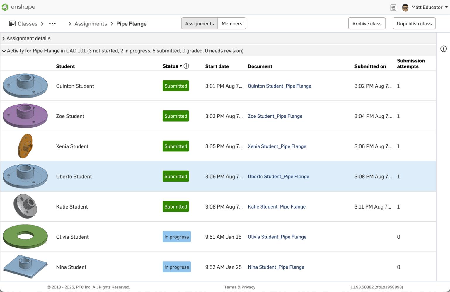 Onshape: Free Professional 3D CAD in the Classroom
