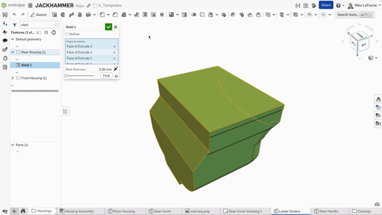 Troubleshooting Shell Failures in CAD