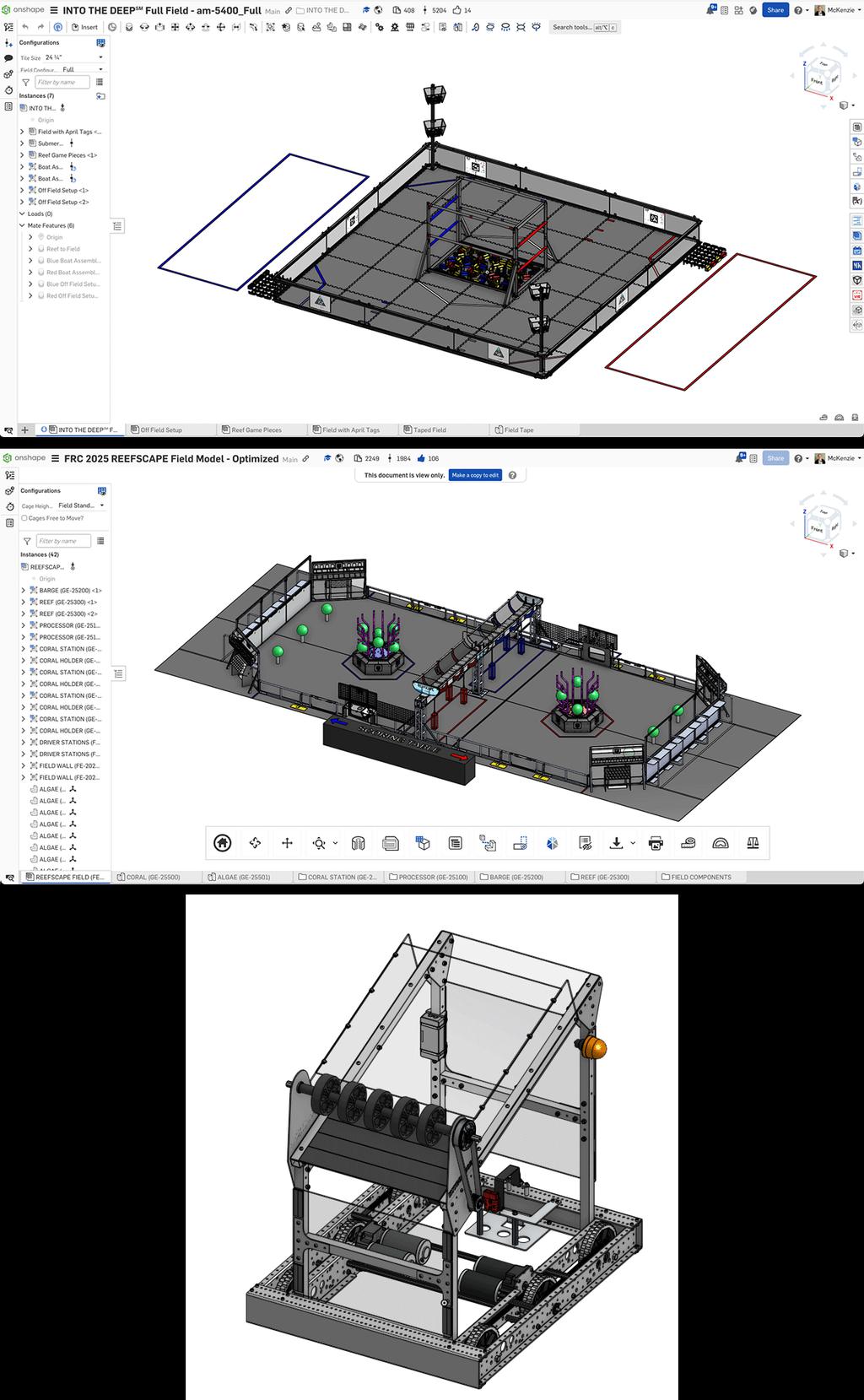 Robot Design Tools for FIRST Robotics Teams