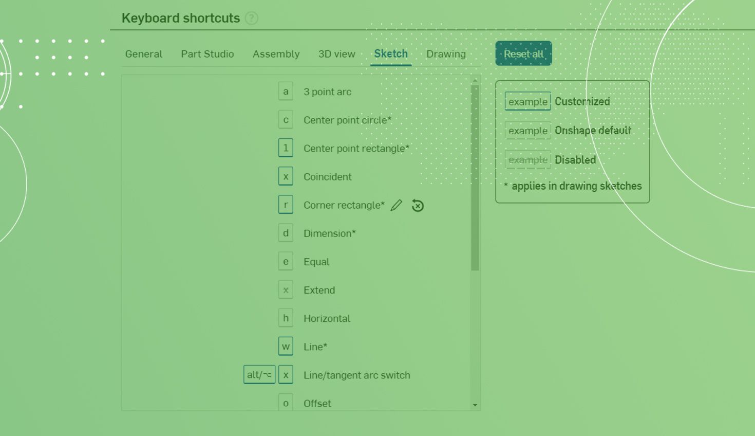 Customizing Keyboard Shortcuts in Onshape