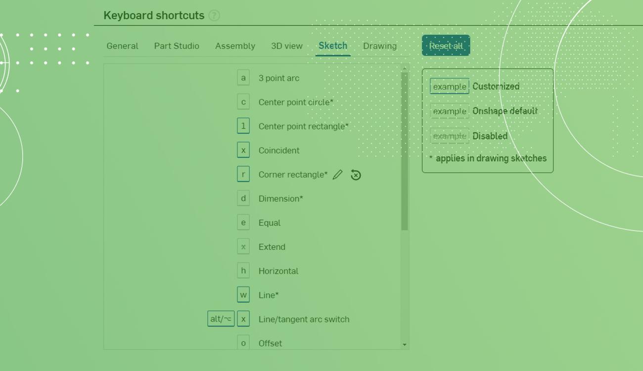 Customizing Keyboard Shortcuts in Onshape