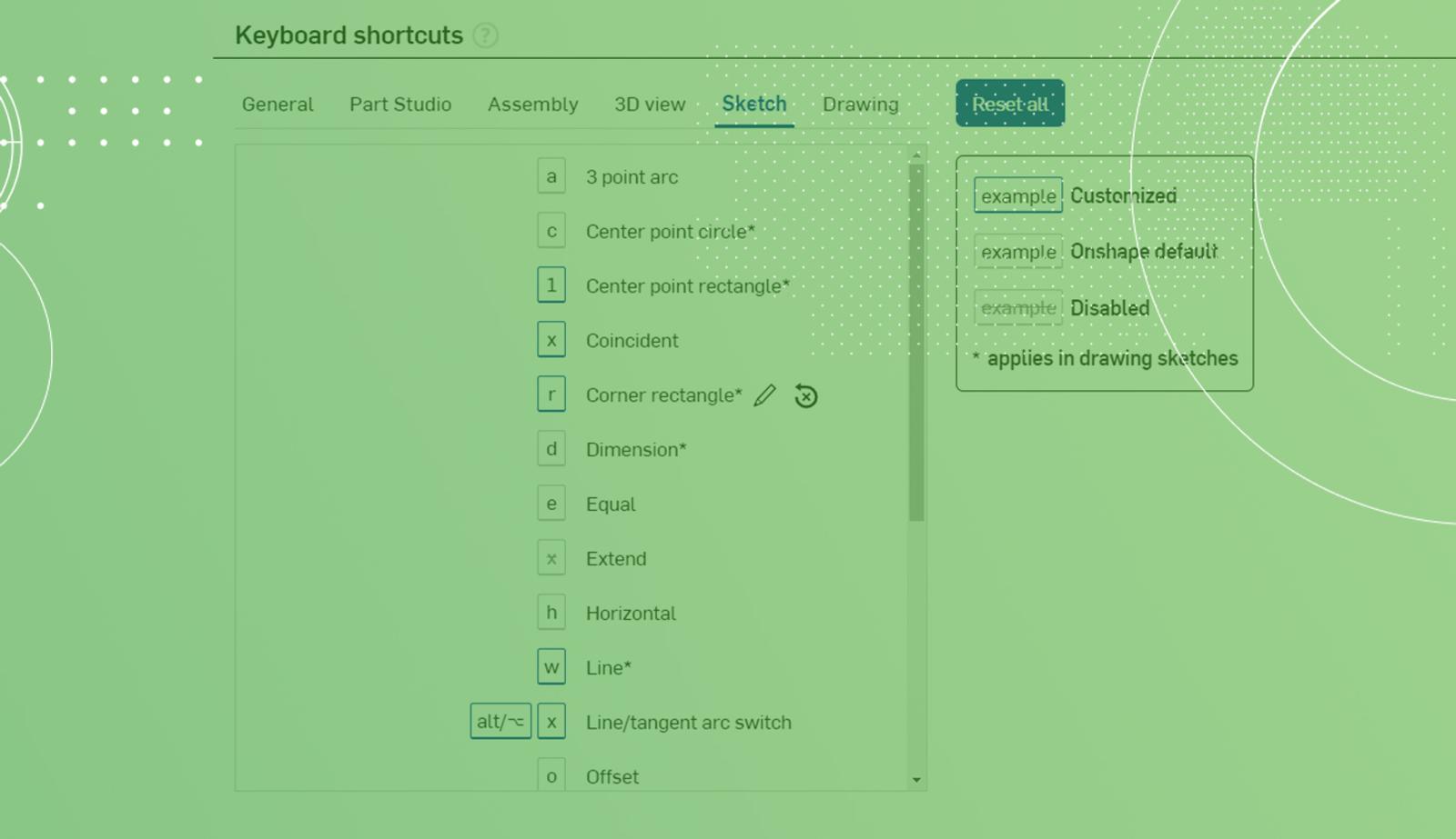 Customizing Keyboard Shortcuts in Onshape