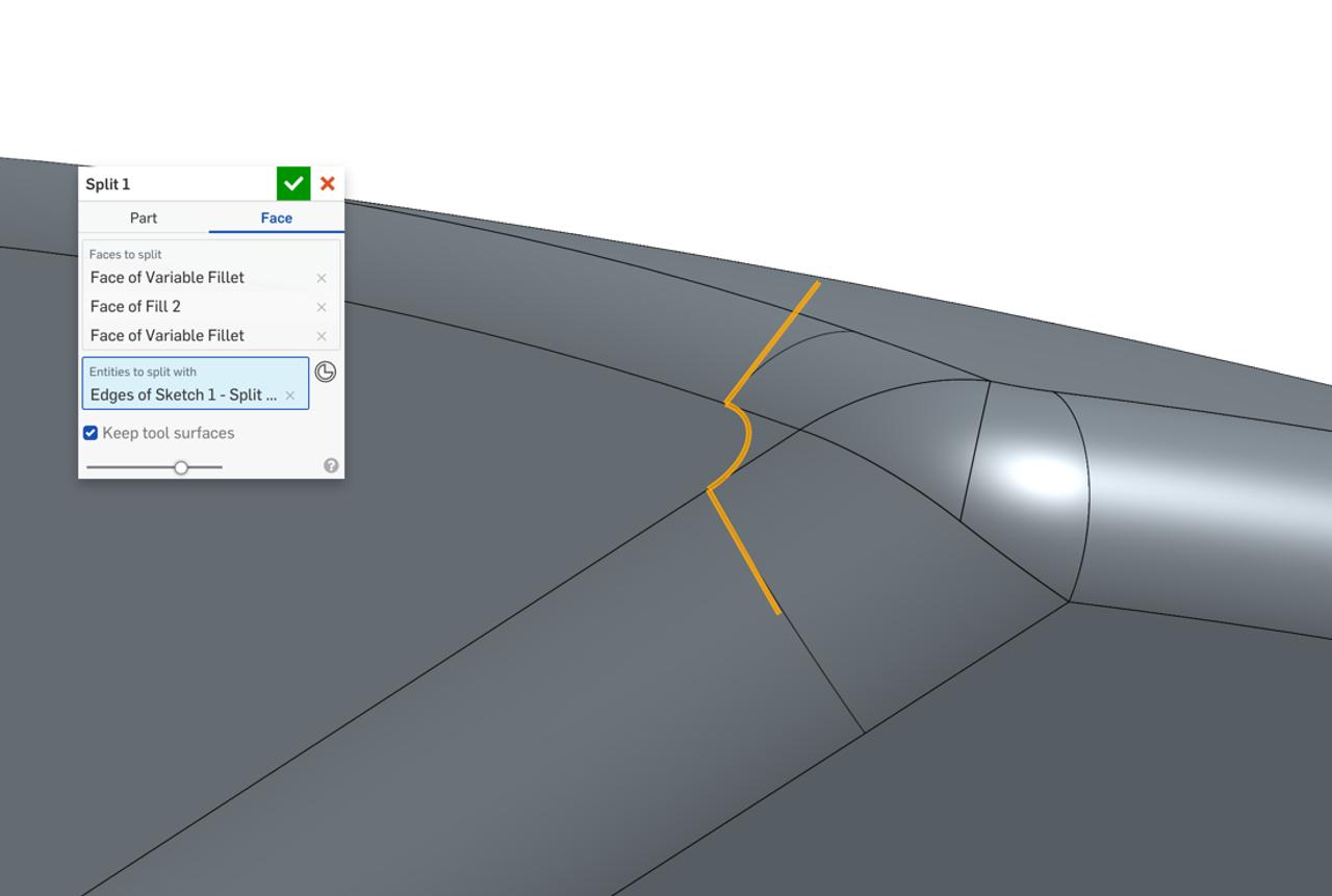 Tech Tip: How to Blend Fillets Using the Fill Surface Feature