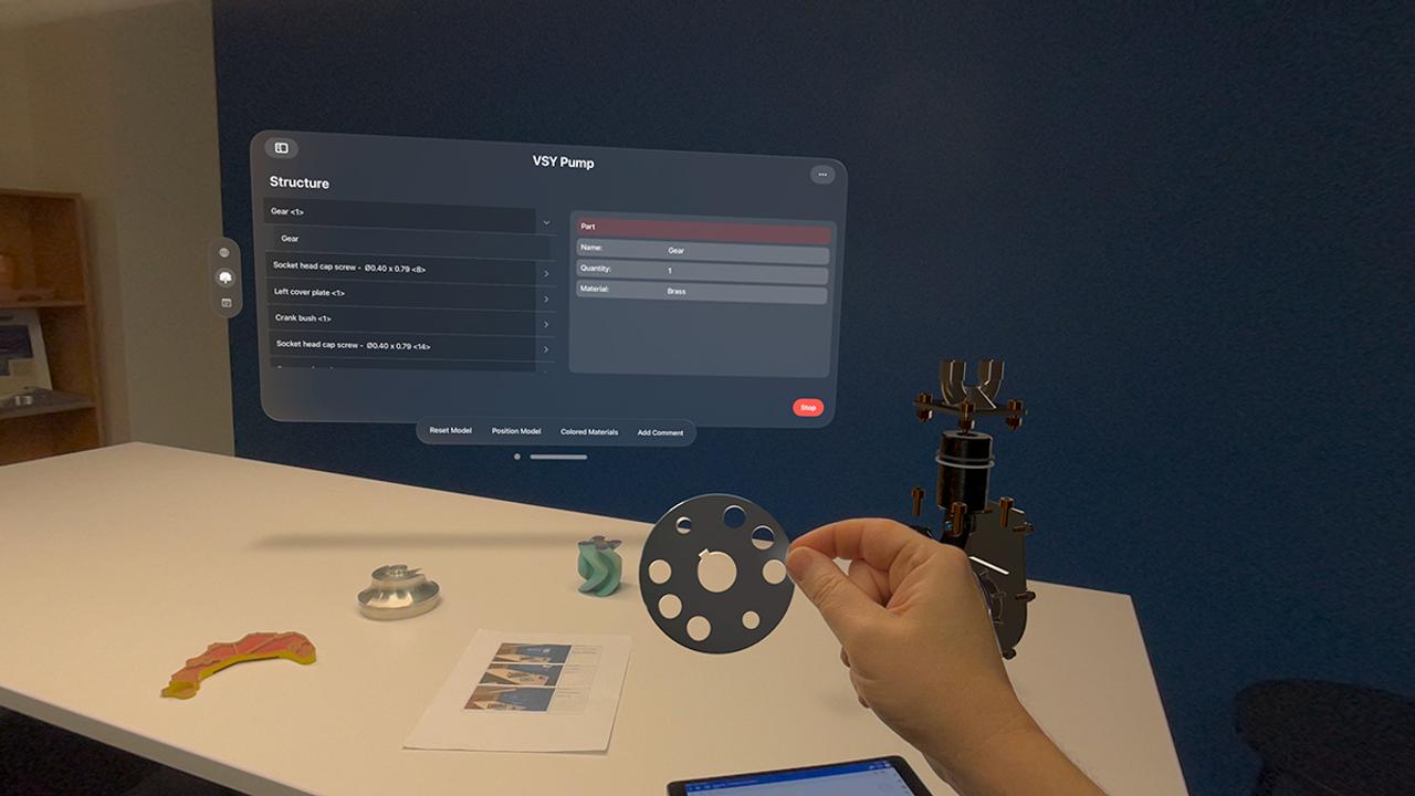 Spatial Computing with Apple Vision Pro - Onshape
