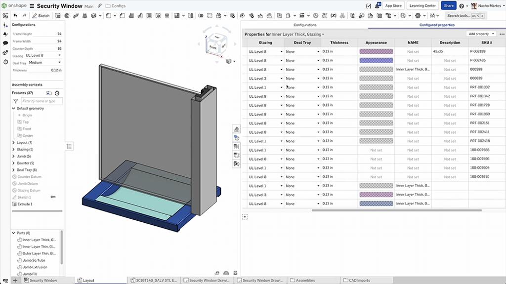 3D CAD Configurations for Products & Parts