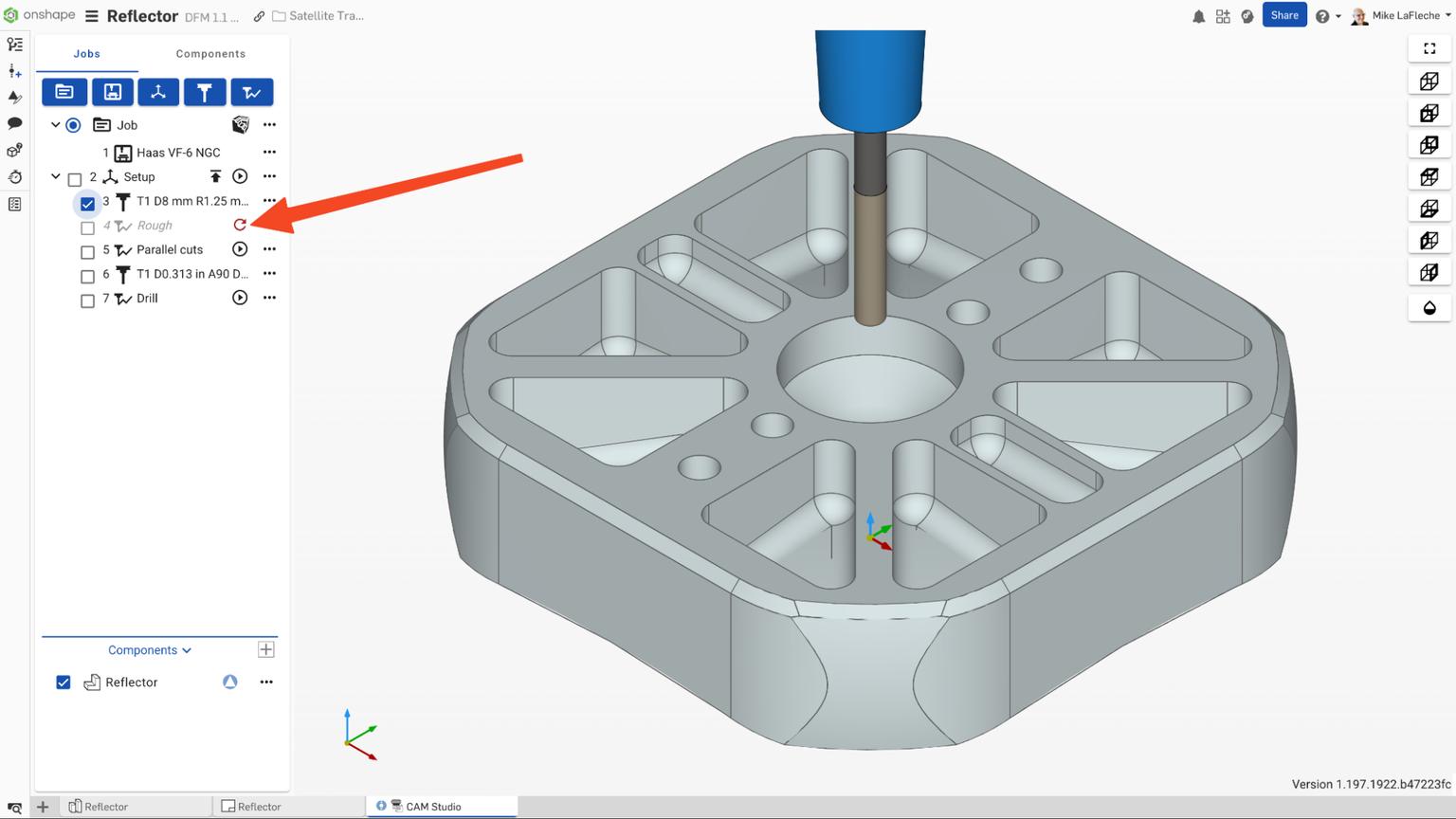 CAM Toolpath Change Management