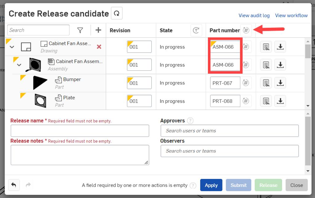 Tech Tip: How to Automatically Generate Matching Part Numbers for Drawings