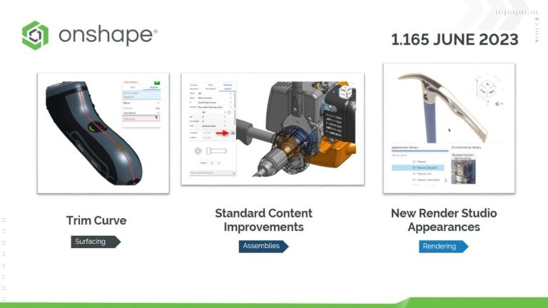What’s New: Trim Curve, Standard Content Update, New Render Studio Appearances