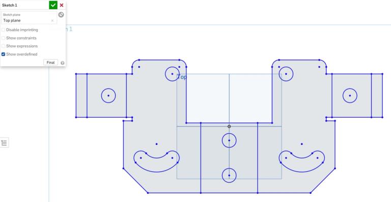 Using DXF Flat Patterns to Create a Sheet Metal Model - Onshape