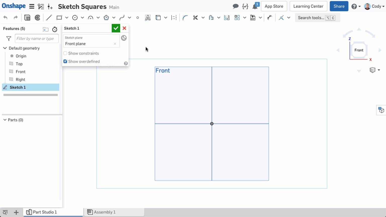 Tech Tip: Sketching a Perfect Square