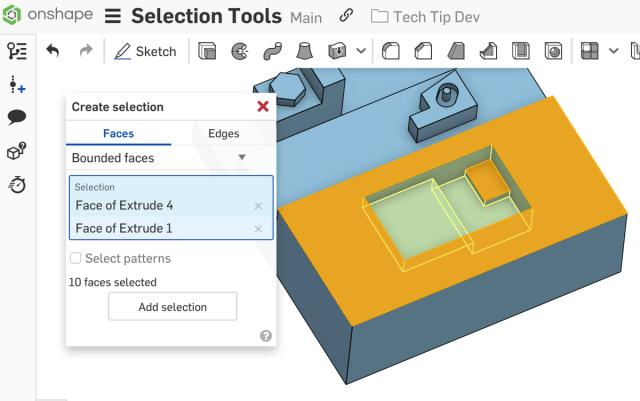 Tech Tip: Using the Create Selection Tool in Onshape