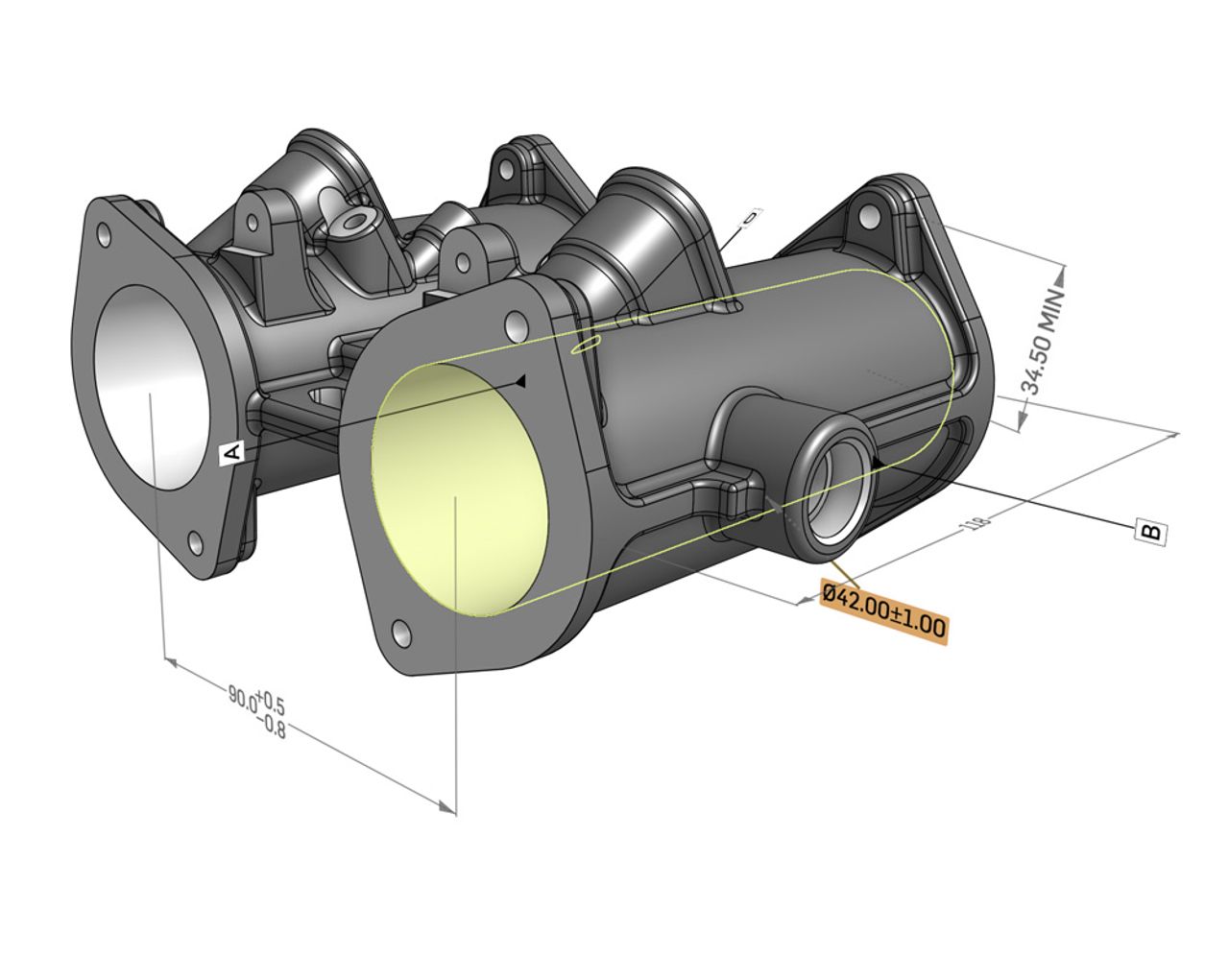 Model-Based Definition (MBD) in 3D CAD Software