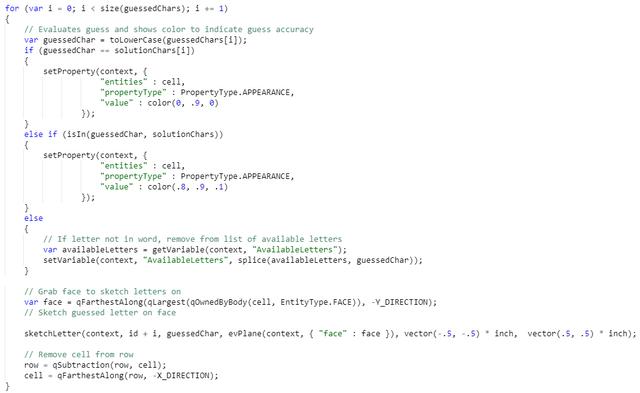 Creating a Wordle-Inspired Game Using Onshape’s FeatureScript