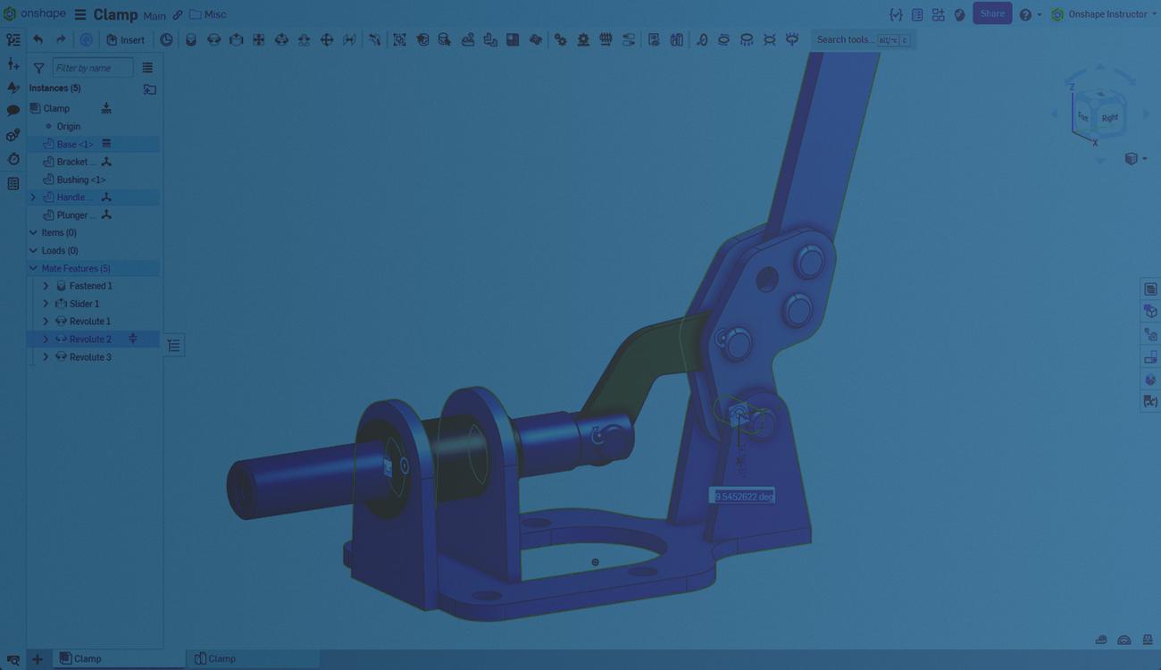 Teile auf der Grundlage von Verbindungswerten positionieren - Onshape