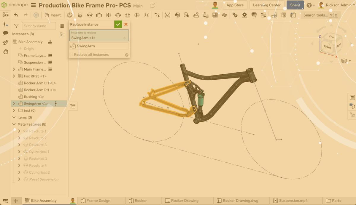 Tech Tip: Using the Replace Instance Feature in Onshape