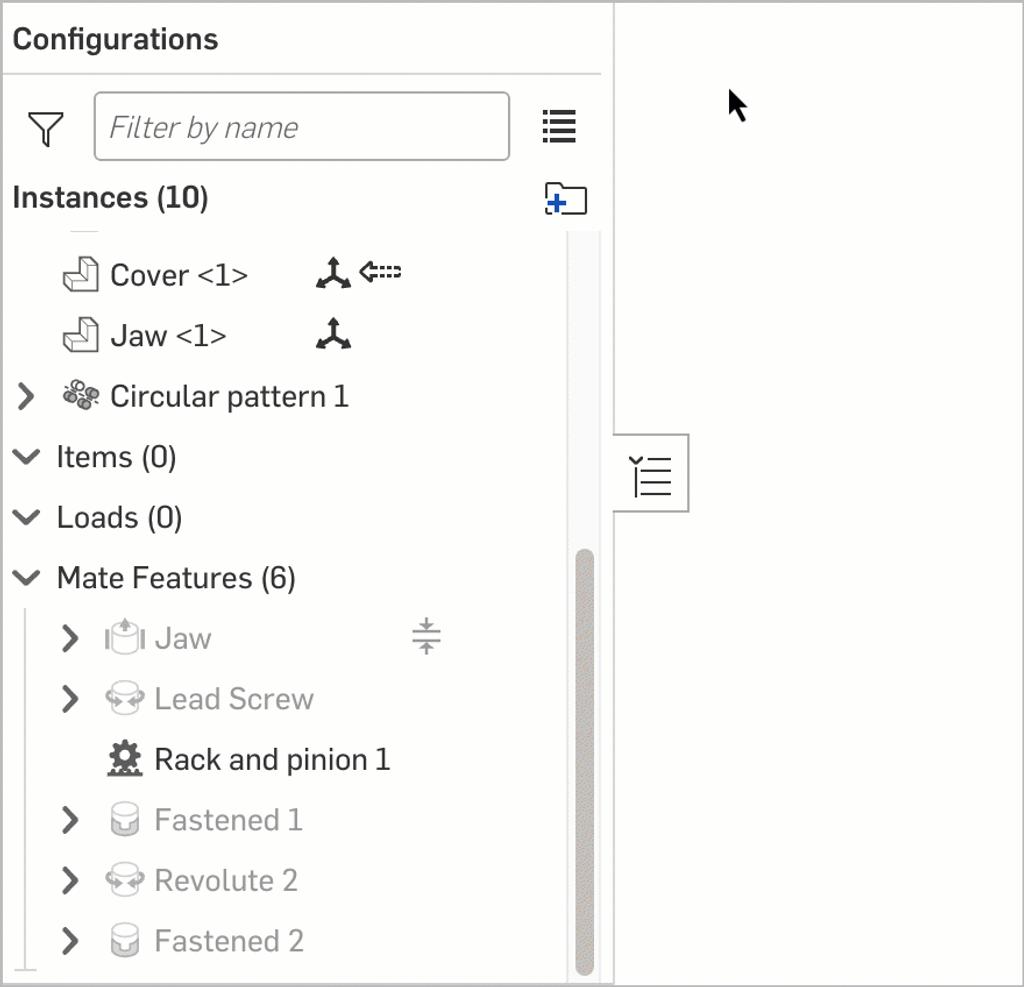 What’s New: Assembly Pattern Improvements, Structure View with Drawing References - 1.191