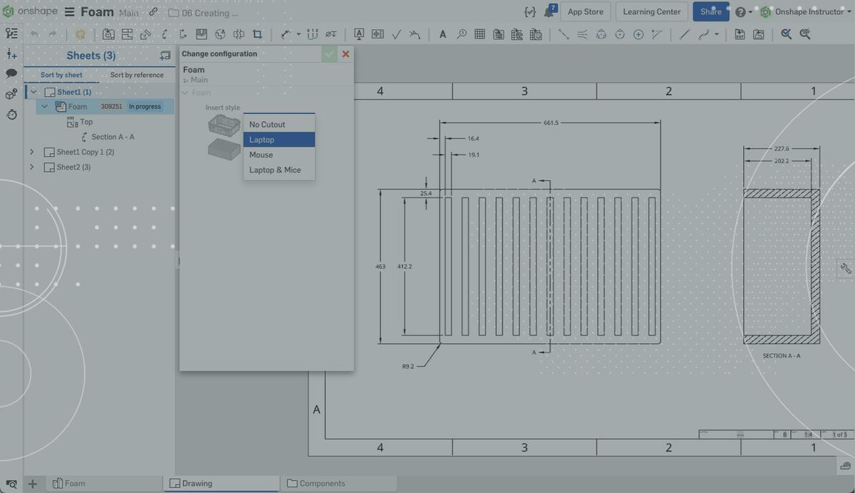 Tech Tip: How to Create an Onshape Drawing Using Configurations