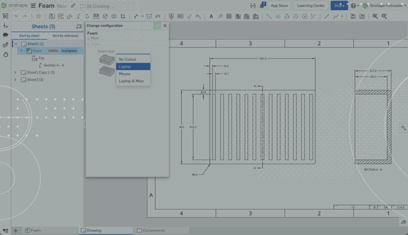 Tech Tip: How to Create an Onshape Drawing Using Configurations