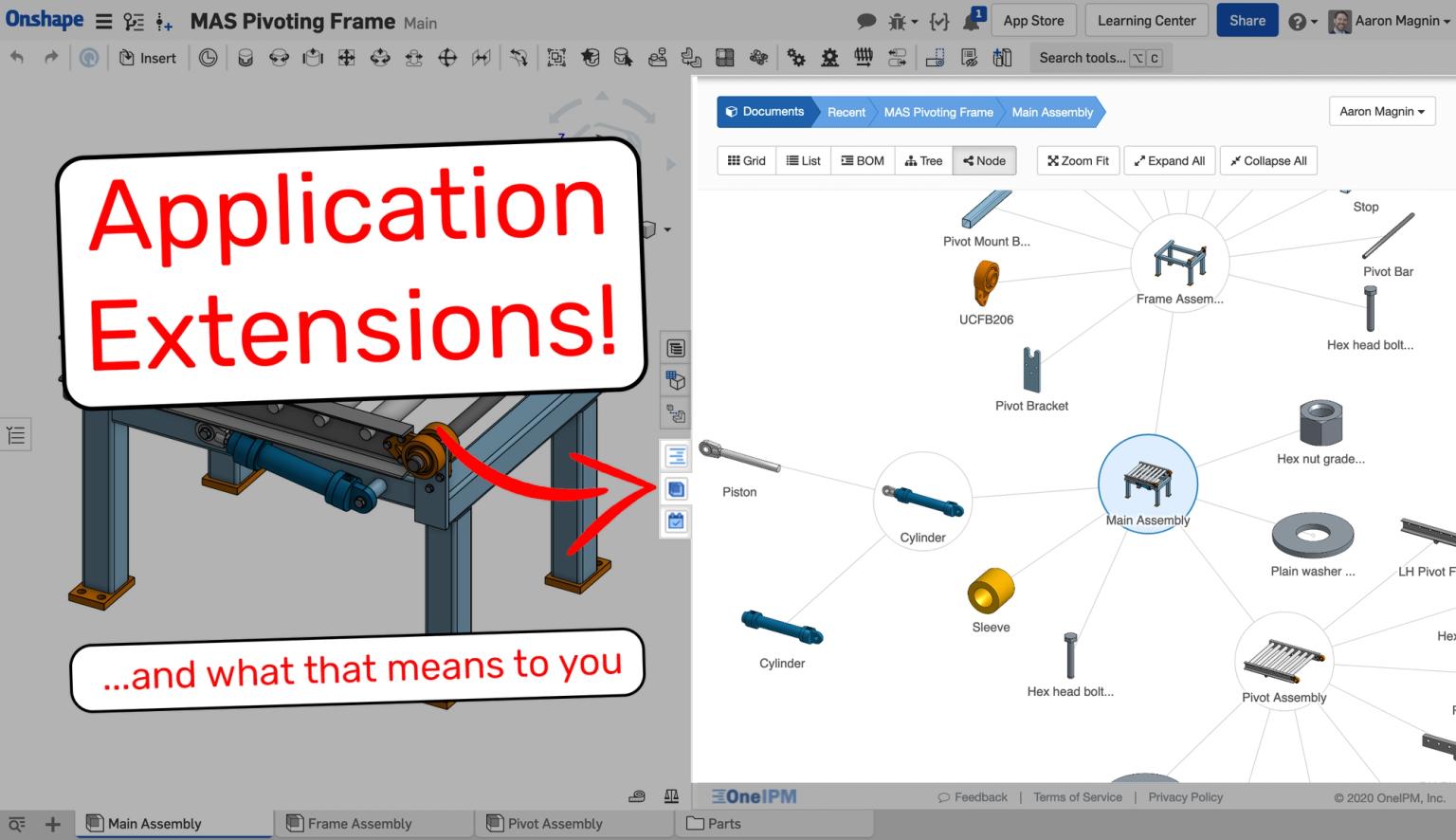 What are Onshape Application Extensions?