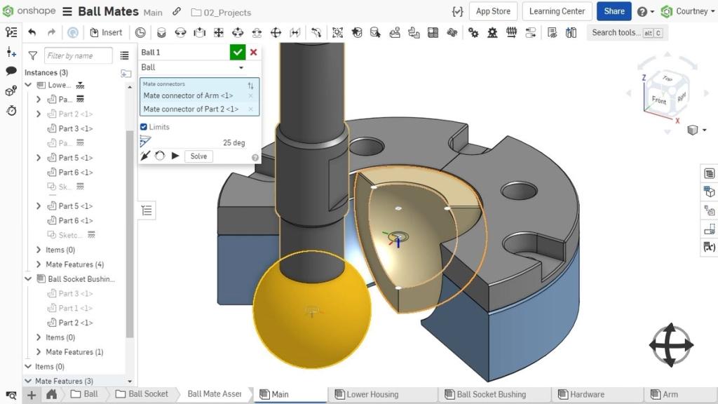 Tech Tip: Using the Ball Mate in Onshape