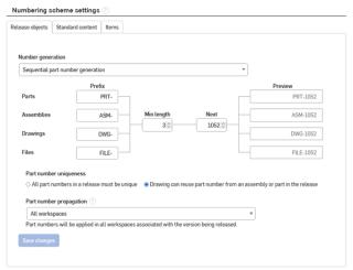 How to Use Automatic Numbering Schemes - Onshape