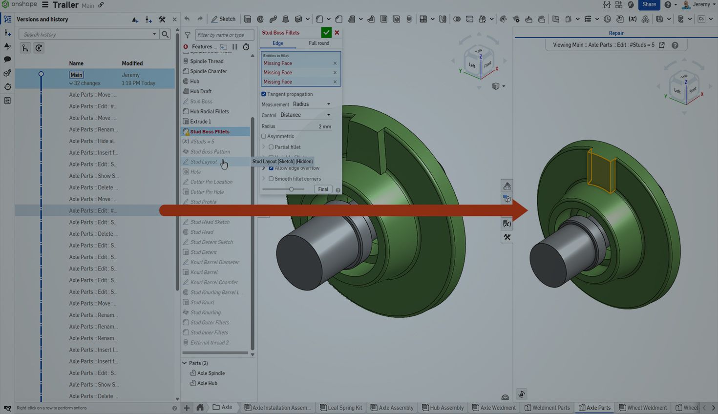 Tackling History-Based Errors in Parametric CAD