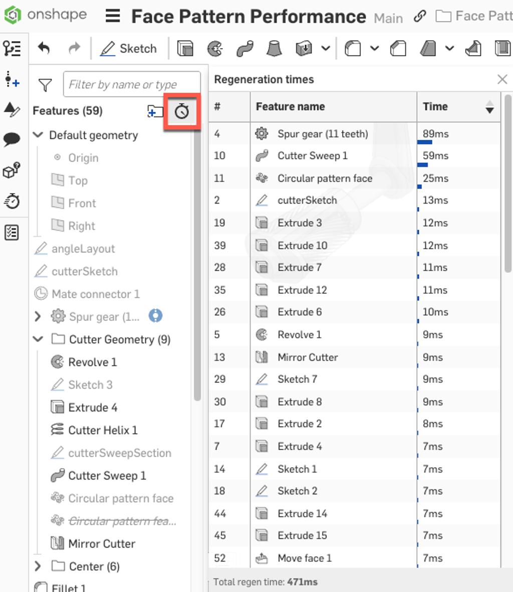 Improving Pattern Performance - Onshape
