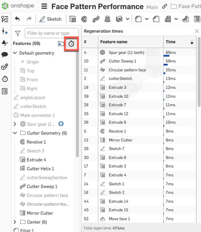 Improving Pattern Performance - Onshape