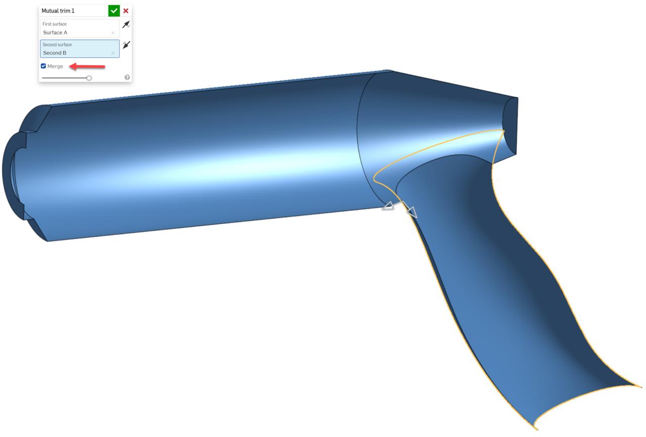 Tech Tip: Using the Mutual Trim Feature to Split and Merge Surfaces