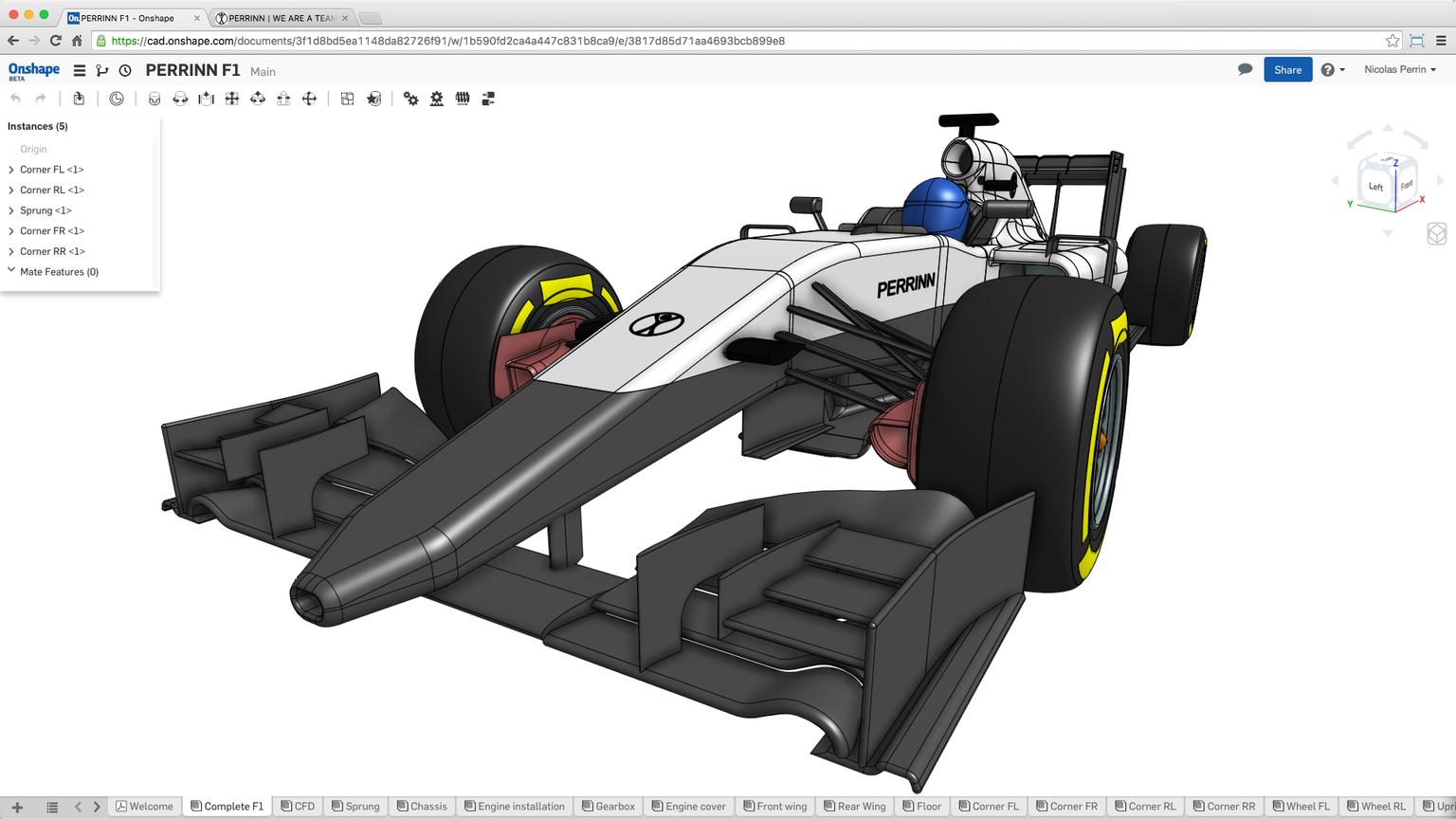 Designing a Formula 1 Car on the Cloud