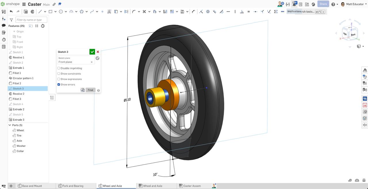 Transitioning to Onshape from SolidWorks in the Classroom