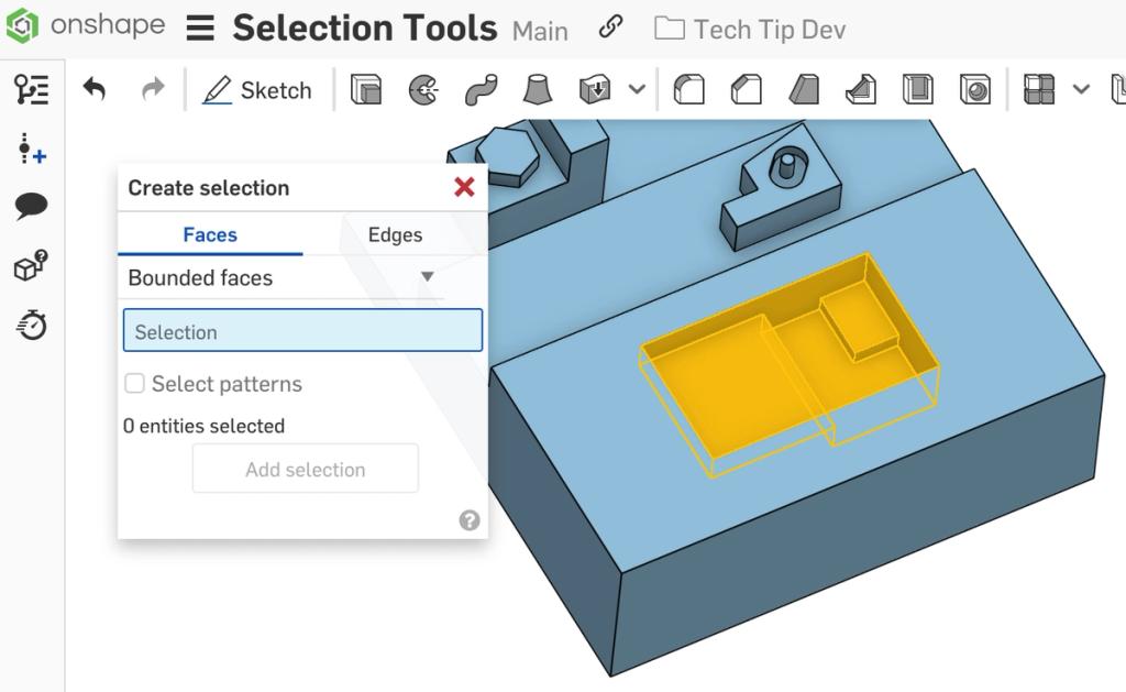 Tech Tip: Using the Create Selection Tool in Onshape