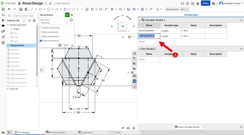 Variable Studios for Automating Parametric Modeling