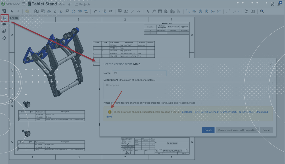 Tech Tip: How to Update All Drawings in an Onshape Document