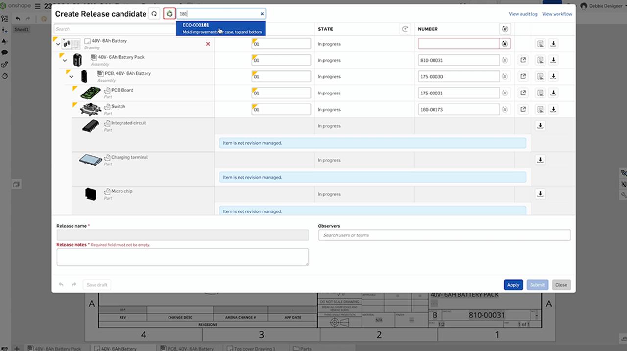 CAD, PDM & PLM Integration: Onshape-Arena Connection