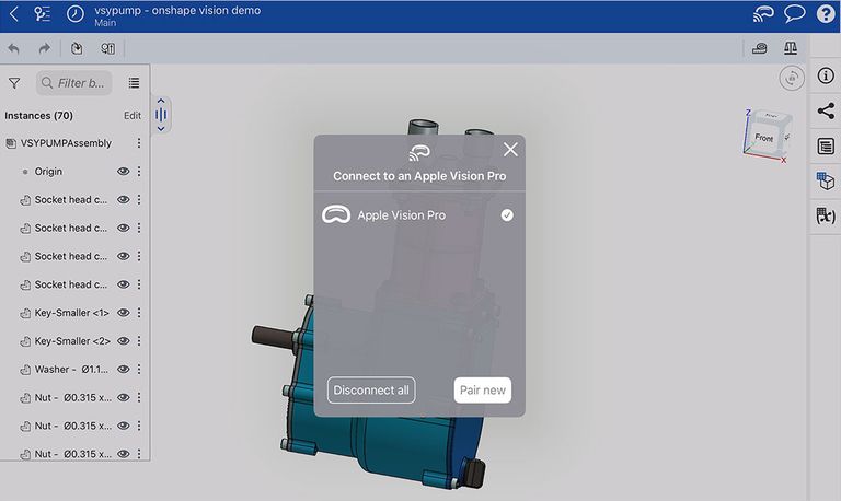Get Started with Onshape Vision for Apple Vision Pro