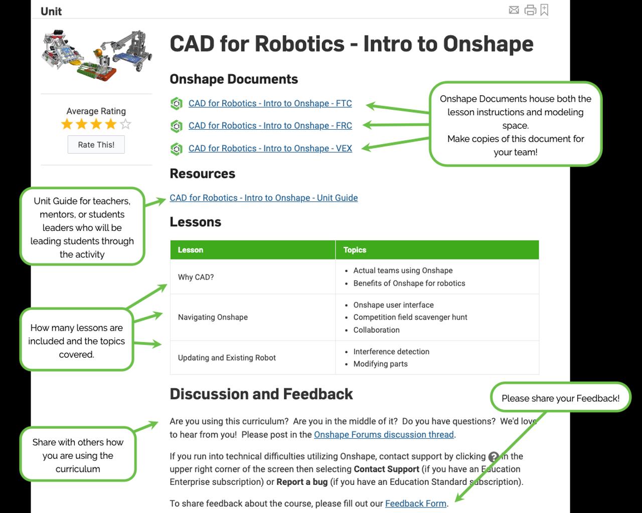 CAD for Robotics Competitions Curriculum - Onshape