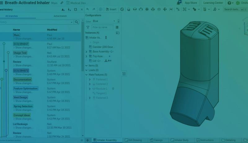 Tech Tip: How to Filter Multiple Branches in an Onshape Document