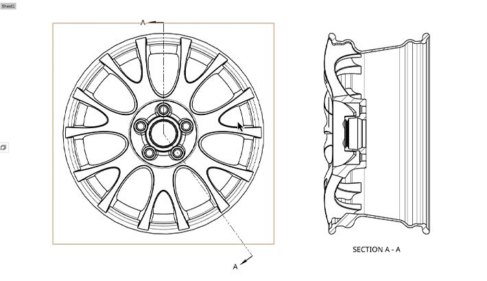 Section Views for Onshape Drawings