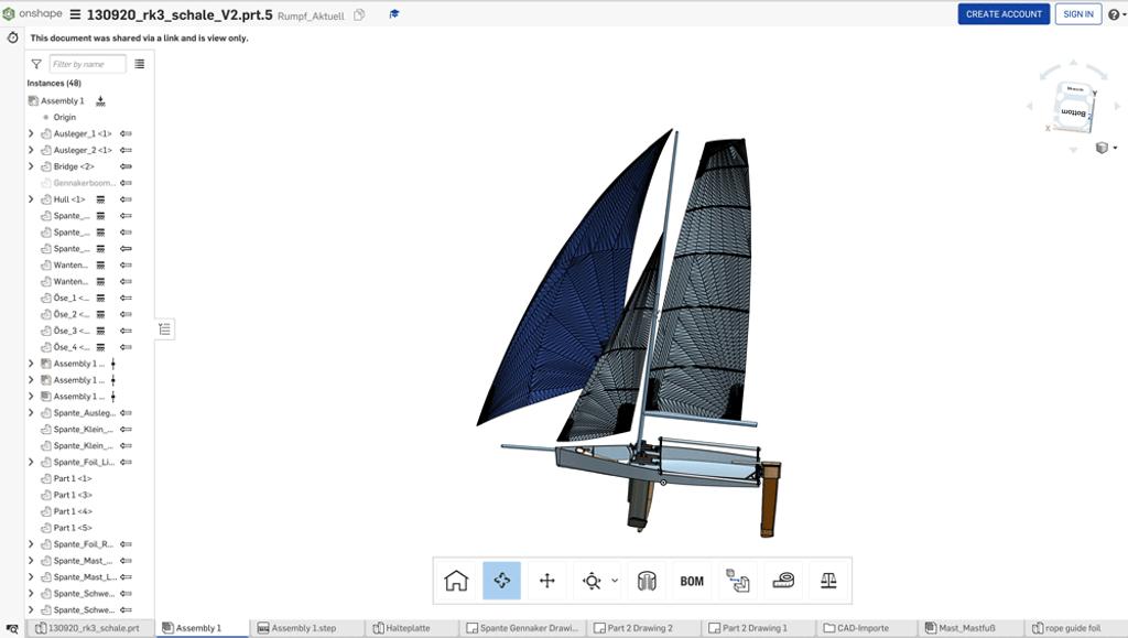Smooth Sailing for Professor, Students Using Onshape for Boat Design
