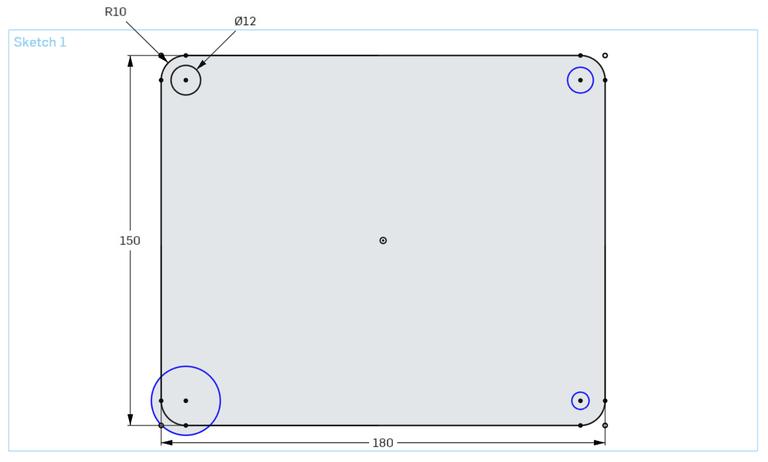 Box or Drag Selection in Onshape Sketches