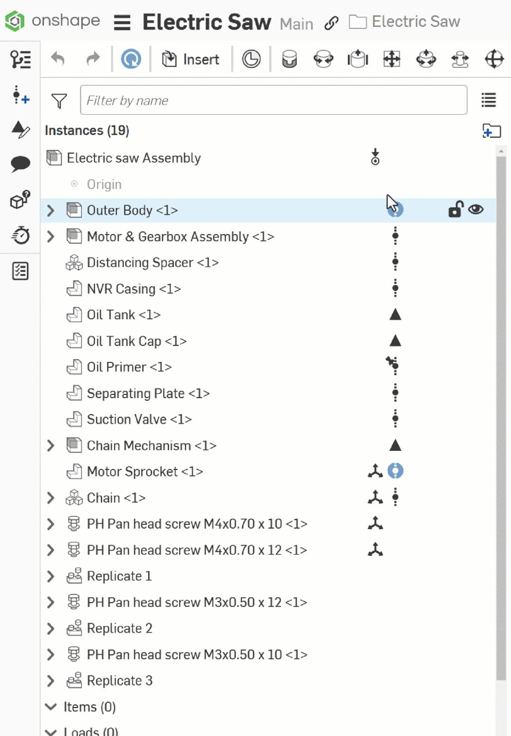 Assign Part Numbers for Referenced Parts in Assemblies