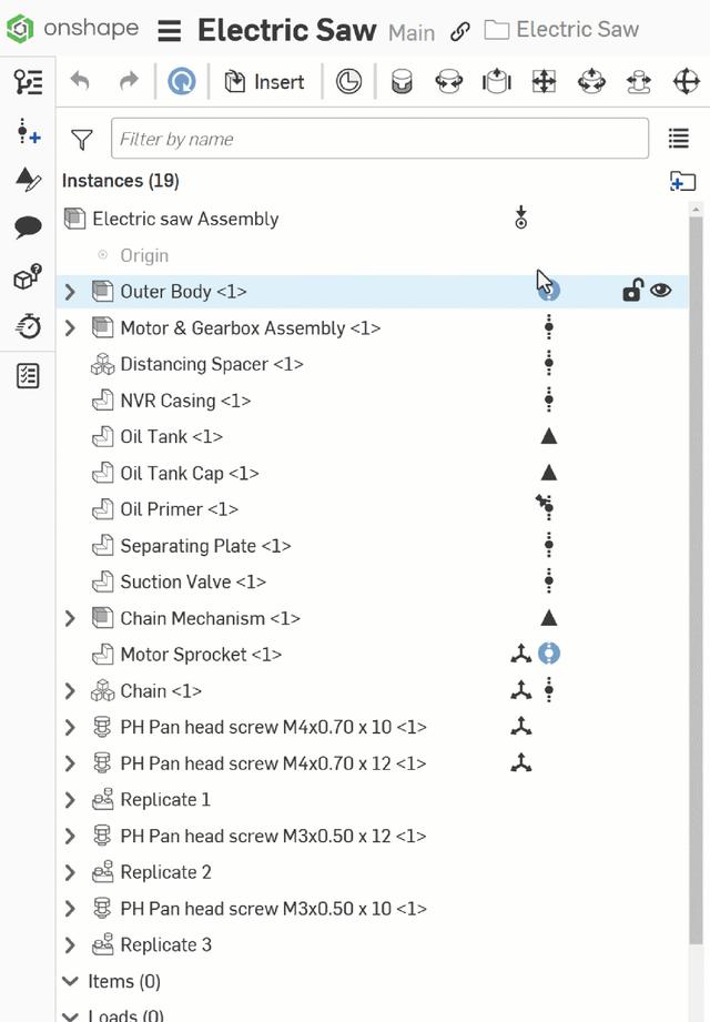 Assign Part Numbers for Referenced Parts in Assemblies
