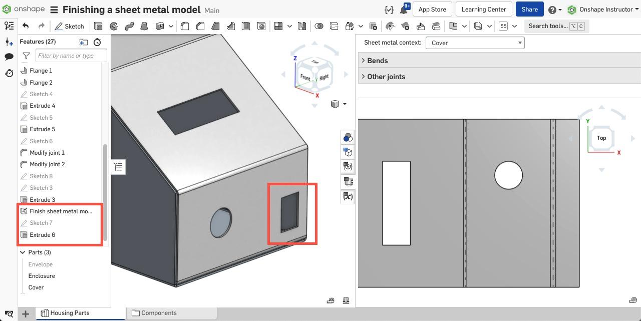 Tech Tip: How to Finish Sheet Metal Parts in Onshape