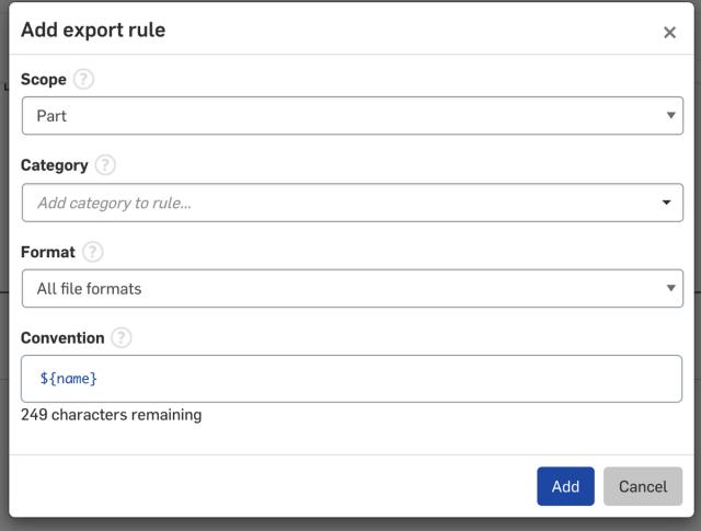 Tech Tip: How to Set Up Export Rules in Onshape