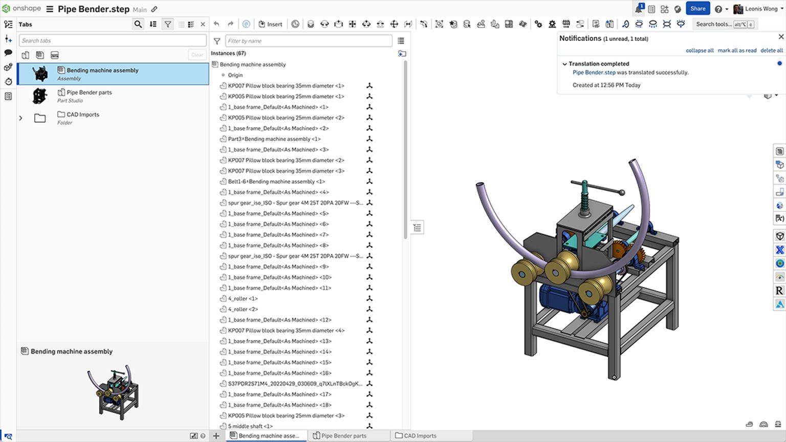 Create Positioned Part Studios and Structure from an Imported Assembly