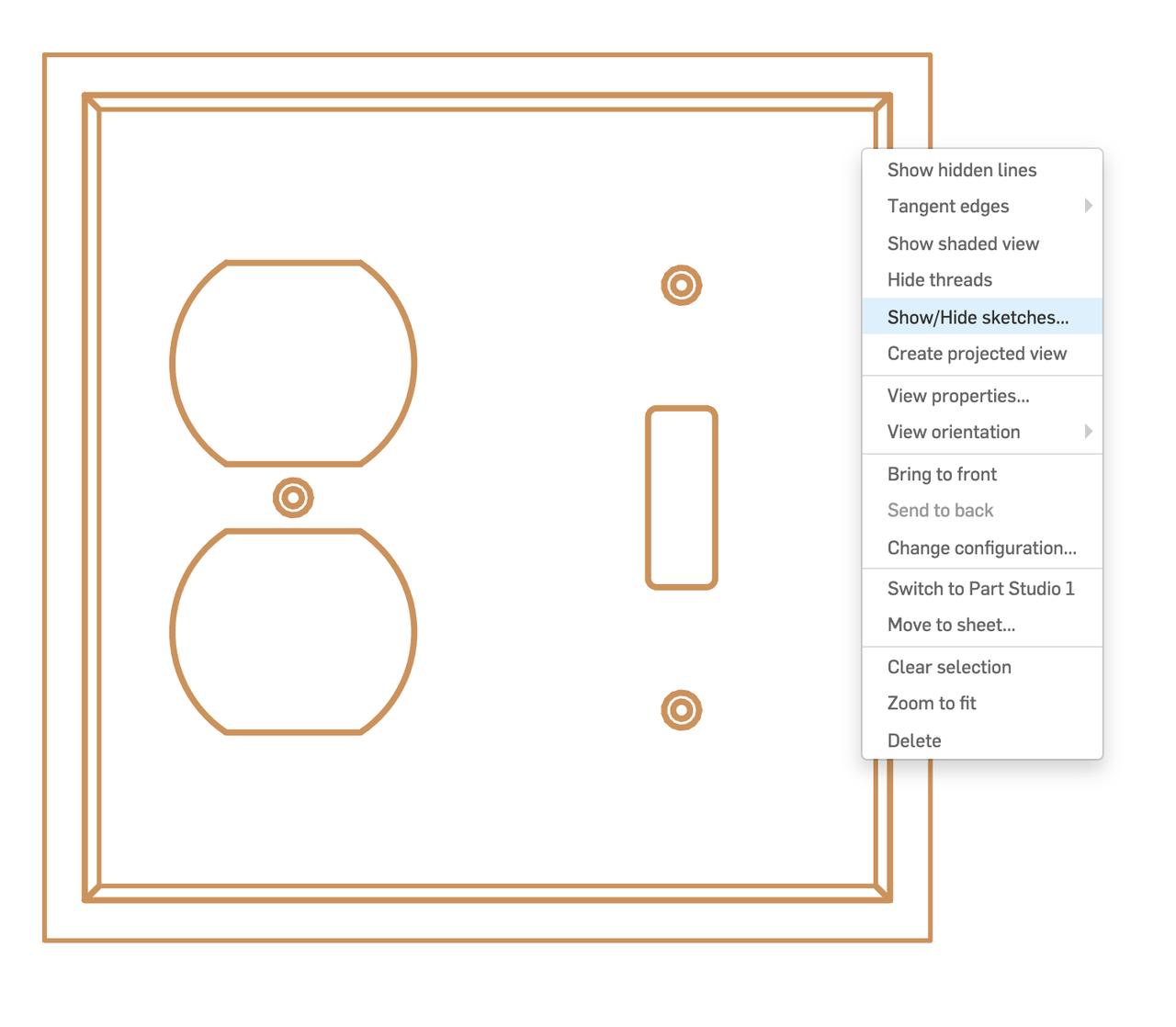 Tech Tip: How to Show a Sketch in a Drawing View | Onshape